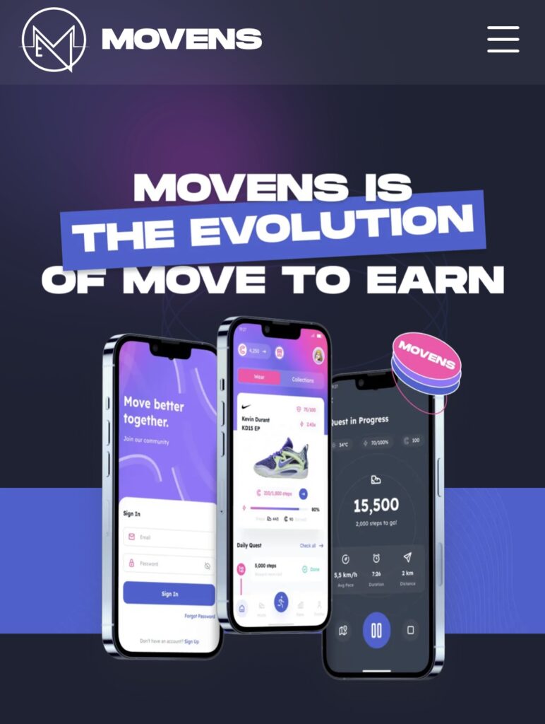[web3.0]MOVENS 無料でリリース前から始める方法！