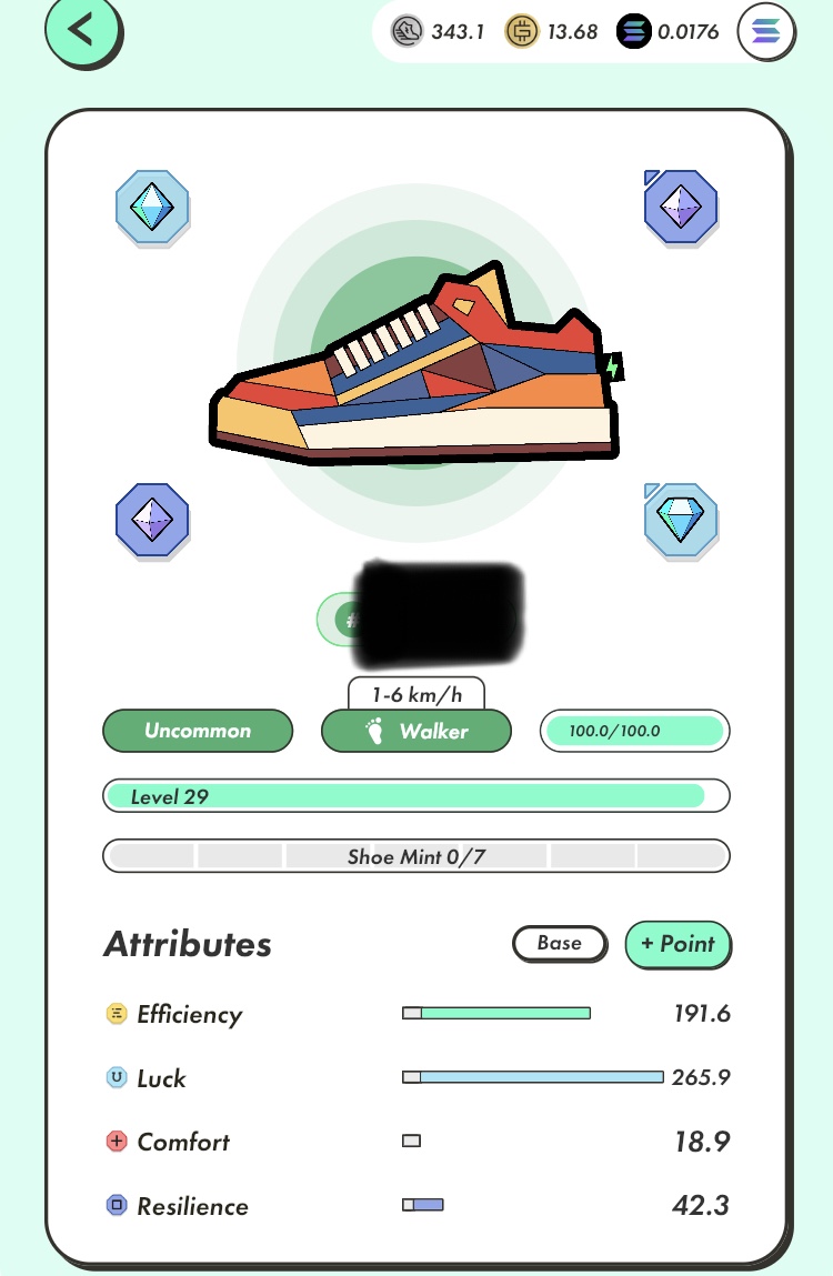 STEPN 340GMTを使ってLuckジェムを買い足したので、回収できるかやってみた！