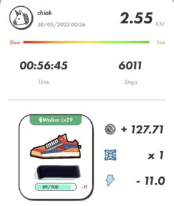 STEPN 340GMTを使ってLuckジェムを買い足したので、回収できるかやってみた！