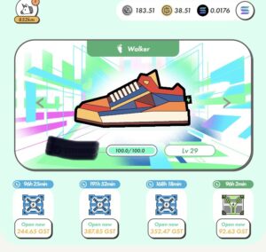 STEPN 340GMTを使ってLuckジェムを買い足したので、回収できるかやってみた！